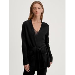 Calida Strickjacke in schwarz | Gr.: L
