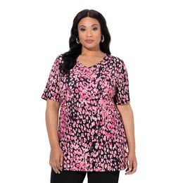 Ulla Popken Longshirt in pink | Gr.: 54-56