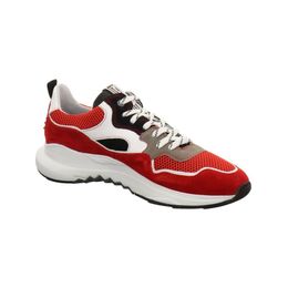 Floris van Bommel Sneaker Low in rot | Gr.: 45,5