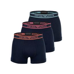 Emporio Armani Boxershort 3er Pack in Blau | Gr.: L