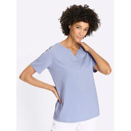 Sieh an! Kurzarm-Shirt in bleu | Gr.: 38