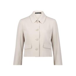 Betty Barclay Blazer-Jacke mit 3/4 Arm in Grau Beige | Gr.: 44