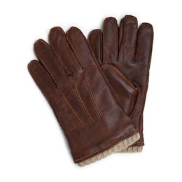 Pearlwood Handschuhe aus Leder in cognac - 0001 | Gr.: S