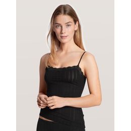 Calida Spaghetti-Top in schwarz | Gr.: M