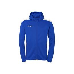 Kempa Kapuzenjacke Emotion 27 in royal/wei&szlig; | Gr.: 140