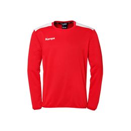 Kempa Langarmshirt Emotion 27 in rot/wei&szlig; | Gr.: 152