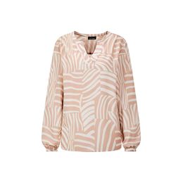 GOLDNER Bluse Damen Gr&ouml;&szlig;e M/L hellbeige / hellbraun