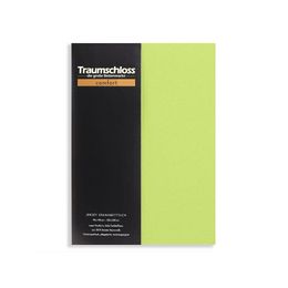 Traumschloss Comfort Jersey Spannbettlaken in moos | Gr.: 180-200 x 200 cm