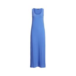 Polo Ralph Lauren Midikleid ' Whisper Weight Cotton ' Damen Gr&ouml;&szlig;e 40 blau Winterkleid
