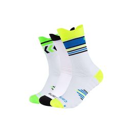 Camano Sportsocken Damen Gr&ouml;&szlig;e 35/38 dunkelblau / neongr&uuml;n / schwarz / wei&szlig;