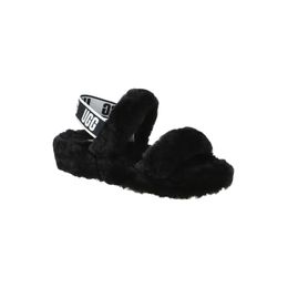 UGG Australia UGG Pantolette 'UGG Oh Yeah Hausschuhe schwarz Fell 1107953' Damen Gr&ouml;&szlig;e 36 schwarz