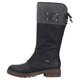 Rieker Stiefel Damen Gr&ouml;&szlig;e 41 graumeliert / schwarz Winterschuhe