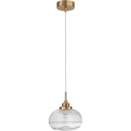 NOVA LUCE H&auml;ngeleuchten "MOND", gold (goldfarben), 1, &Oslash; 18cm H: 120cm, 1 Stk., Leuchten, Ohne Beleuchtung