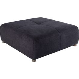 Jockenh&ouml;fer Hocker JOCKENH&Ouml;FER GRUPPE "Gulliver, B: 130 cm", blau (dunkelblau), B:130cm H:42cm T:130cm, Microflausch (92% Polyester, 8% Nylon), Hocker, Hocker, mit Federkernpolsterung f&uuml;r kuscheligen, angenehmen Sitzkomfort