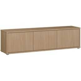 Lowboard FORTE, B:154,2cm H:41,5cm T:34,9cmelegancia eiche, Holzwerkstoff, Wohnzimmer, Sideboards, "Alice Springs, TV-Board, viel Stauraum, gro&szlig;e