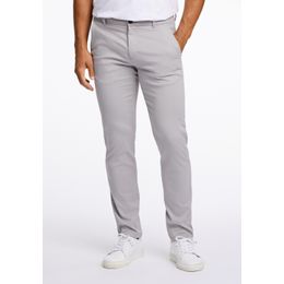 Chinos LINDBERGH "Chino Slim Fit", Herren, Gr. 38, L&auml;nge 30, lt grau, Obermaterial: 98% Baumwolle, 2% Elasthan, unifarben, slim fit, Hosen