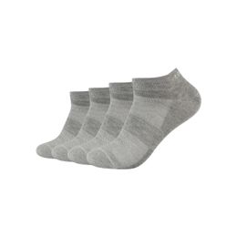 Kurzsocken s.Oliver "originals", Herren, Gr. 35-38, grau (light grau melange), Materialmix, bestickt, unifarben, Socken, mit verst&auml;rkten Belastungszonen