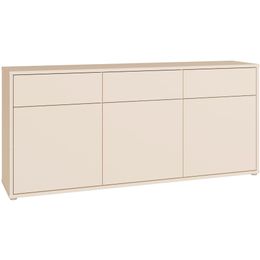 Sideboard FORTE "Alice Springs, Sideboard, Breite 184,2 cm, viel Stauraum", sand, B:184,2cm H:83,1cm T:41,5cm, Holzwerkstoff, Sideboards, Sideboard, Schubk&auml;sten mit Vollauszug, Push to open, grifflos