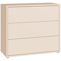 Kommode FORTE, B:94,8cm H:83,1cm T:41,5cmsand, Holzwerkstoff, Schlafzimmer, Sideboards, "Alice Springs, Kommode, 3 Schubk&auml;sten B/H/T 94,8/83,1/41,5",