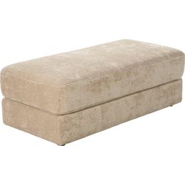 Jockenh&ouml;fer Hocker JOCKENH&Ouml;FER GRUPPE "Allround, B: 122 cm", hellbraun, beige, B:122cm H:44cm T:58cm, 100% Polyester, Hocker, Hocker, vielseitig nutzbar, viele Farben und Qualit&auml;ten w&auml;hlbar