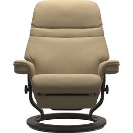 Relaxsessel stressless "Sunrise", beige (sand paloma), B:88cm H:103cm T:78cm, Leder BATICK: BATICK ist ein leicht korrigiertes, durchgef&auml;rbtes und genarbtes M&ouml;belleder, bei dem die meisten Unebenheiten und Spuren in der Regel entfernt wurden.;Leder PALOMA: PALOMA ist ein durchgef&auml;rbtes Semianilin-M&ouml;belleder mit nat&uuml;rlicher Narbung.;ROHLEDER Stoff Q2 FARON: Ein fester zuverl&auml;ssiger Boucl&eacute; mit einem