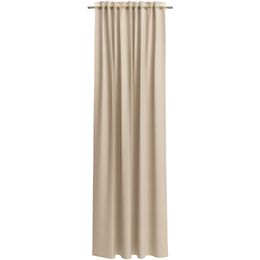 Neutex for you! Vorhang nach Ma&szlig; NEUTEX FOR YOU "EVA", beige (hellbeige), B:400cm H:120cm, Obermaterial: 100% Polyester, Gardinen nach Ma&szlig;, Uni-Voile mit elegantem Glanz