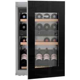 Liebherr Einbauweintemperierschrank "EWTgb 1683 Vinidior", Energieeffizienz: G (A-G), schwarz, B:59,5cm H:90,6cm T:57,2cm, Weink&uuml;hlschr&auml;nke, FreshAir-Aktivkohlefilter, Kindersicherung