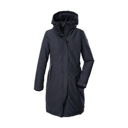 G.I.G.A. by Killtec Funktionsmantel "GW 80 WMN CT", Damen, Gr. 44, navy, Obermaterial: 100% Polyester;Obermaterial 2: 100% Polyester;Futter: 100% Polyester;F&uuml;llung: 100% Polyester, G.I.G.A. DX BY KILLTEC, M&auml;ntel, Wind- und wasserdichter Damenmantel mit Kapuze und 2-Wege-Zipper