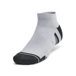 Sneakersocken Under Armour "UNISEX UA PERF TECH 6PK LOW", Damen, Gr. M, mod gray, mod gray, jet gray, Obermaterial: 98% Polyester, 2% Elasthan, Socken Sneakersocken, f&uuml;r Fitness und Workout, mit strategischer Polsterung