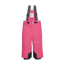 Skihose "FISW 48 MNS SKI PNTS", M&auml;dchen, Gr. 86/92, Normalgr&ouml;&szlig;en, dunkelros&eacute;, Obermaterial: 100% Polyester;Futter: 100% Polyester;F&uuml;llung: 100% Polyester, FIRST INSTINCT BY Killtec, Hosen Skihose, Wasser- und winddichte Schneehose mit Grow-Up-Funktion