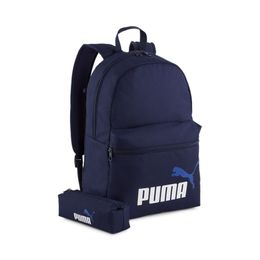 Rucksack Puma "PHASE BACKPACK SET", blau (Puma navy), Rucks&auml;cke, Polyester, unifarben, Rucksack, f&uuml;r Erwachsene, sportlicher Stil, zwei Teile f&uuml;r vielseitige Nutzung