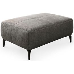 Jockenh&ouml;fer Hocker JOCKENH&Ouml;FER GRUPPE "Salo, B: 114 cm", grau (dunkelgrau), B:114cm T:81cm, Hocker, Hocker, im Retrolook mit Wellenunterfederung und frei im Raum stellbar