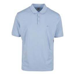 Poloshirt 883POLICE "883 Police NEPTUNES POLOS", Herren, Gr. XL, sky, 50% Baumwolle, 45% Modal, 5% Elasthan, bedruckt, normal, amerikanischer Ausschnitt, Shirts