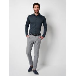 Langarmhemd DESOTO "Jerseyhemd Casual Kent", Herren, Gr. XL, N-Gr, blau (petrol piqu&eacute;), Jersey, Obermaterial: 100% Baumwolle, unifarben, slim fit normal, Rundhals, Raglan&auml;rmel,&Auml;rmel mit &Auml;rmelschlitz 1-Knopf-Manschette mit Schlitz, Hemden