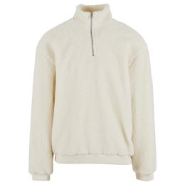 Urban Classics Herren Kapuzensweatshirt "Urban Classics Oversized Teddy Troyer"sandwei&szlig;, Gr. XL, unifarben, 100% Polyester, Sweatshirts