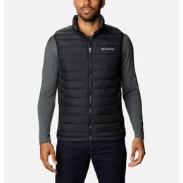 Steppweste Columbia "Powder Lite II Vest", Herren, Gr. L, schwarz, Steppware, Obermaterial: 100% Polyester. Futter: 100% Polyester. Wattierung: 100% Polyester, Westen Steppweste, f&uuml;r den &Uuml;bergang