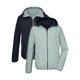 G.I.G.A. by Killtec Wendejacke "GS 66 WMN JCKT", Damen, Gr. 38, blau (hellt&uuml;rkis), Obermaterial: 100% Polyester.Futter: 100% Polyester, G.I.G.A. DX BY KILLTEC, Jacken, Wendbare Damenjacke, atmungsaktiv, winddicht, wasserabweisend