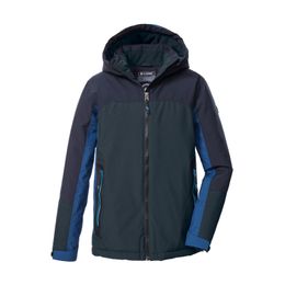 Funktionsjacke Killtec "KOW 223 BYS JCKT", Jungen, Gr. 140, nachtblau, Obermaterial: 100% Polyester;Futter: 100% Polyester;F&uuml;llung: 100% Polyester, Jacken Funktionsjacke, Wind- und wasserdichte Kinderjacke mit Fleece und Schneefang
