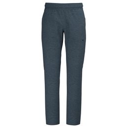 Jerseyhose TRIGEMA "TRIGEMA Hose DELUXE Baumwolle", Herren, Gr. L, US-Gr&ouml;&szlig;en, blau (jeans, melange), Single Jersey, 100% Baumwolle, Hosen Jerseyhose