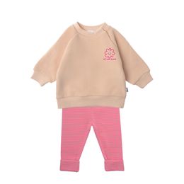 Liliput Bekleidungsset 'let love bloom' Jungen Gr&ouml;&szlig;e 62/68 beige / pink