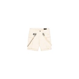 Shorts Alpha Industries "Utility Short", Herren, Gr. 29, Normalgr&ouml;&szlig;en, wei&szlig; (jet stream wei&szlig;), Obermaterial: 98% Baumwolle, 2% Elastan, Hosen Shorts