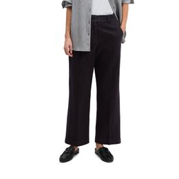 Marc O'Polo Stoffhose MARC O'POLO "MEA Straight", Damen, Gr. 36, N-Gr, martime blau, Twill, Obermaterial: 98% Baumwolle, 2% Elasthan, straight fit 7/8-L&auml;nge, Hosen Stoffhose, Model Mea straight fit aus Organic Cotton-Twill