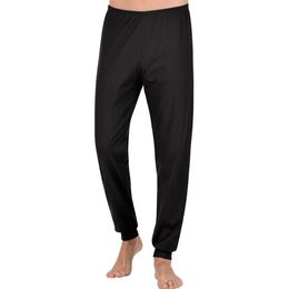 Schlafanzug TRIGEMA "TRIGEMA Schlafanzughose B&uuml;ndchen", Herren, Gr. XL, schwarz, Single Jersey, 100% Baumwolle, Homewear-Sets Schlafanzug