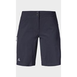 Sch&ouml;ffel Shorts SCH&Ouml;FFEL "Shorts Danube L", Damen, Gr. 40, Normalgr&ouml;&szlig;en, blau (8820, blau), Oberstoff: 85% Nylon, 15% Elasthan, Hosen Shorts