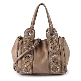 Campomaggi Schultertasche 'Dafne' Damen Gr&ouml;&szlig;e One Size beige