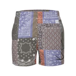 Badeshorts Karl Kani "Karl Kani Herren KM221-094-1", Herren, Gr. S, US-Gr&ouml;&szlig;en, multi, 100% Polyester, Badehosen Badeshorts