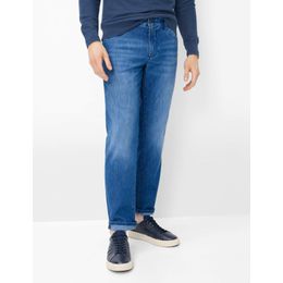 5-Pocket-Jeans Eurex By Brax "Style LUKE", Herren, Gr. 32U, Unterbauchgr&ouml;&szlig;en, dunkelblau, Denim/Jeans, 73% Baumwolle, 19% Polyester, 6% Elastomultiester, 2% Elasthan, Jeans 5-Pocket-Jeans