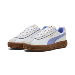 Sneaker Puma "CLUB KLASSIKA", Damen, Gr. 36, Puma wei&szlig;, intense lavender, Leder, Schuhe Sneaker, Obermaterial aus Leder, Innenmaterial aus Textil