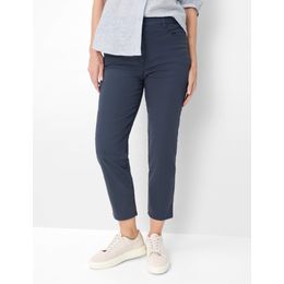 5-Pocket-Hose RAPHAELA BY Brax "Style CAREN 6/8", Damen, Gr. 42K (21), Kurzgr&ouml;&szlig;en, navy, Web, 97% Baumwolle, 3% Elasthan, Hosen 5-Pocket-Hose