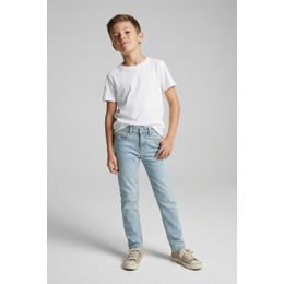 Slim-fit-Jeans Calvin Klein Jeans "ANDREW WASH SLIM", Jungen, Gr. 16 (176), N-Gr, andrew wash, Denim/Jeans, Obermaterial: 100% Baumwolle, unifarben, slim fit lang, Jeans Slim-fit-Jeans, Slim fit f&uuml;r Kinder mit Taschen